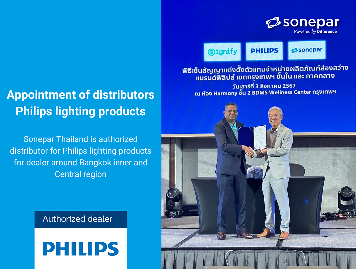 Philips Appoints Sonepar Thailand as Authorized Distributor