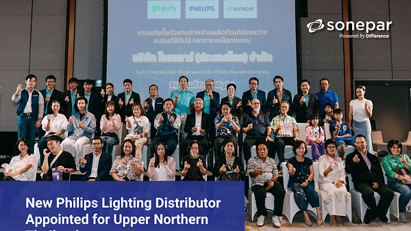 New Philips Lighting Distributor Appointed for Upper Northern Thailand